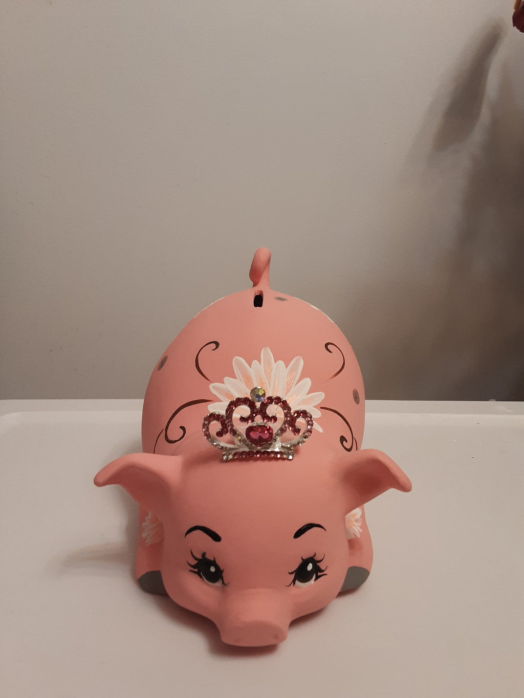 Personalized piggy bank/girls piggy bank/baby bank/baby gift/baby show ...